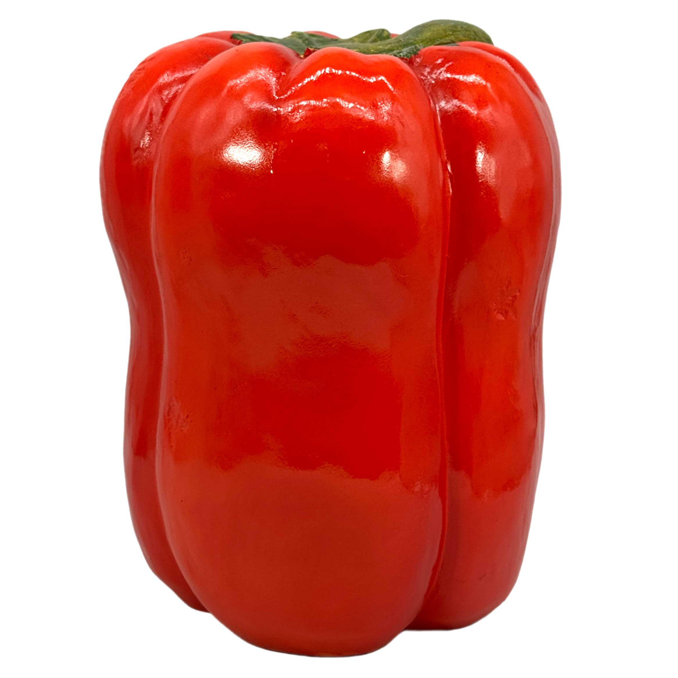 GT DIRECT CORP Red Bell Pepper Stool Polyresin Side Table 18" | Wayfair