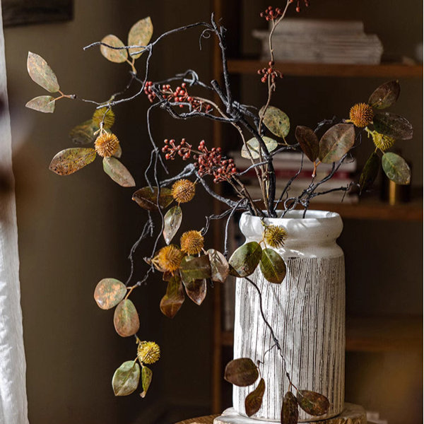 Primrue Chestnut Leaf Brach Stem 44.5" Tall | Joss & Main