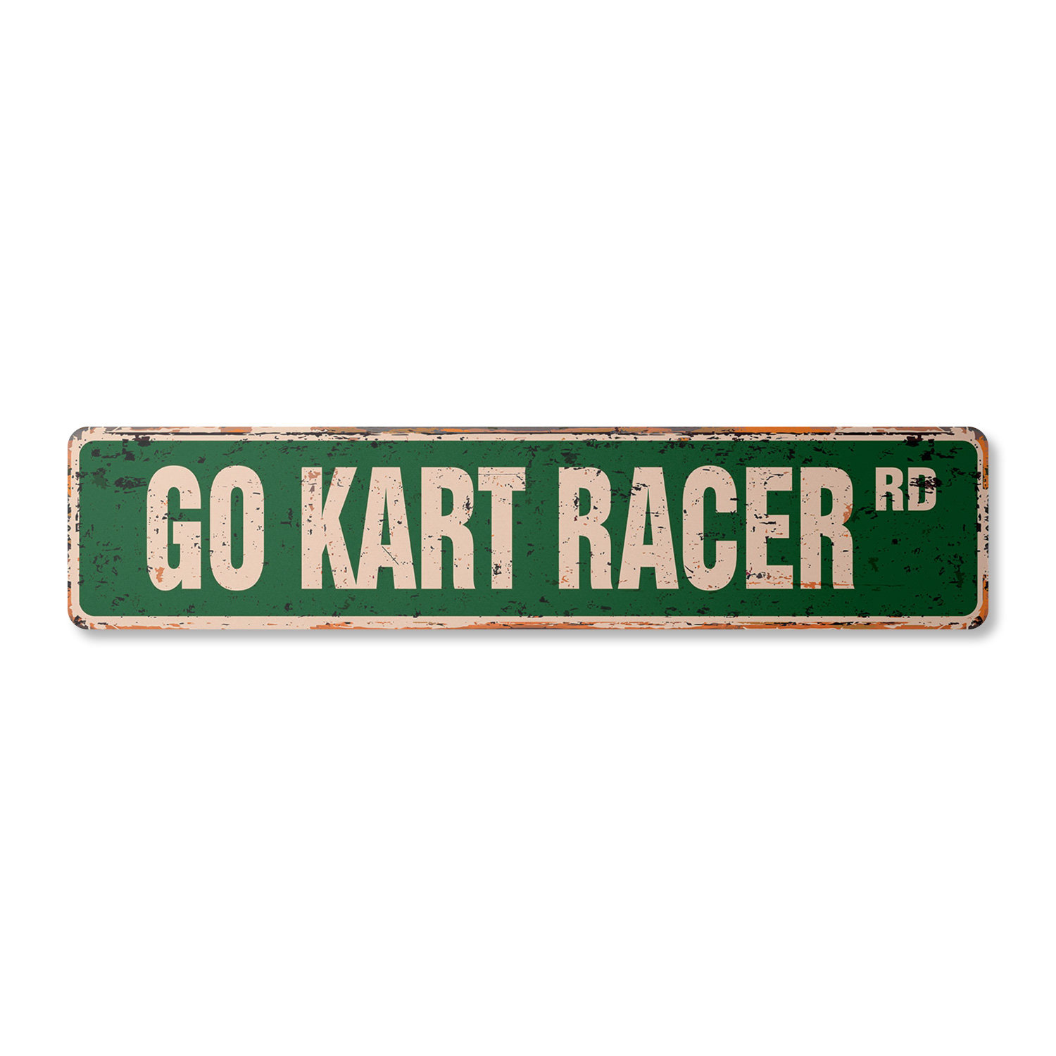 SignMission Go Kart Racer Aluminum Street Sign - Wayfair Canada