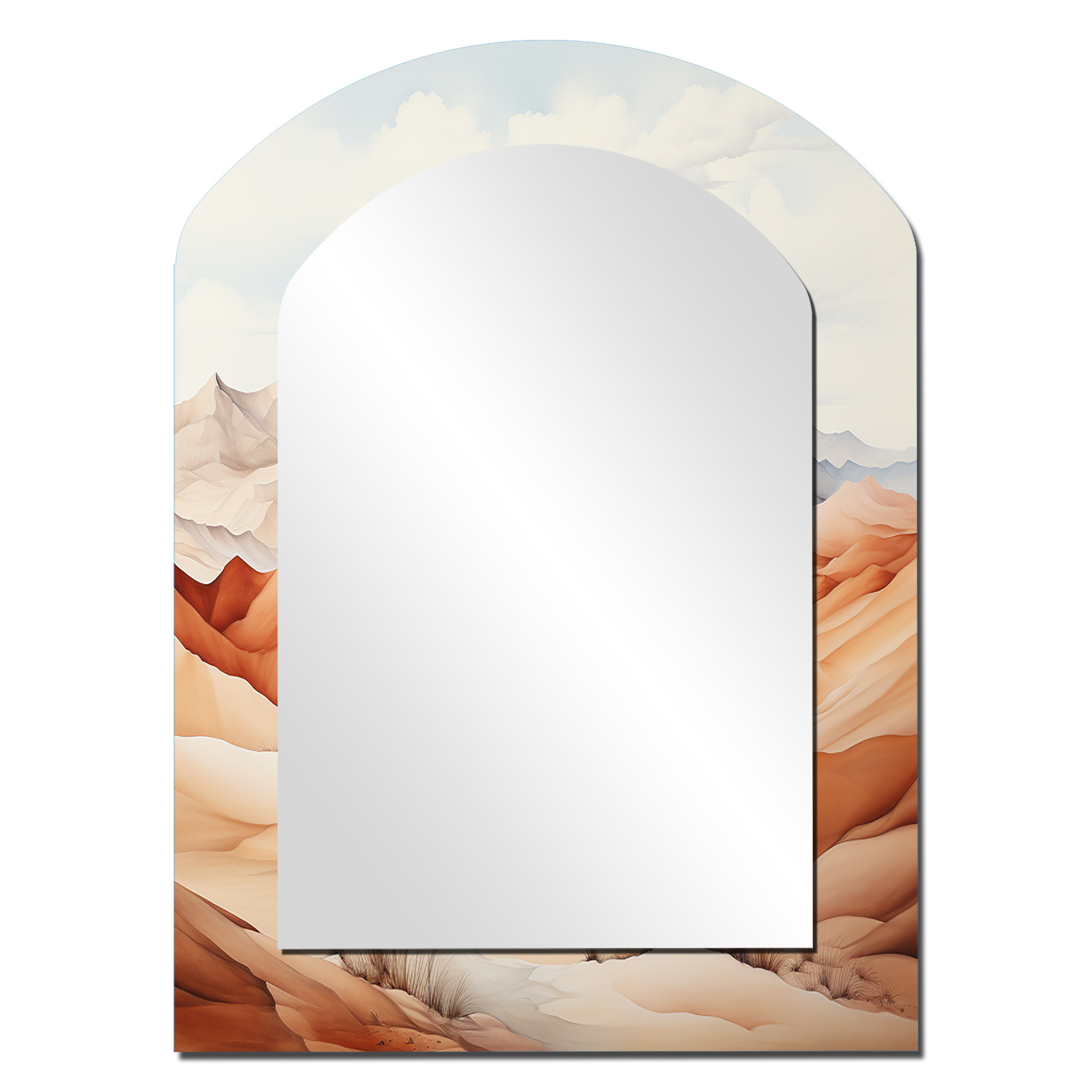 Dakota Fields Saharas Desert Silence - Desert Asymmetrical Decorative ...