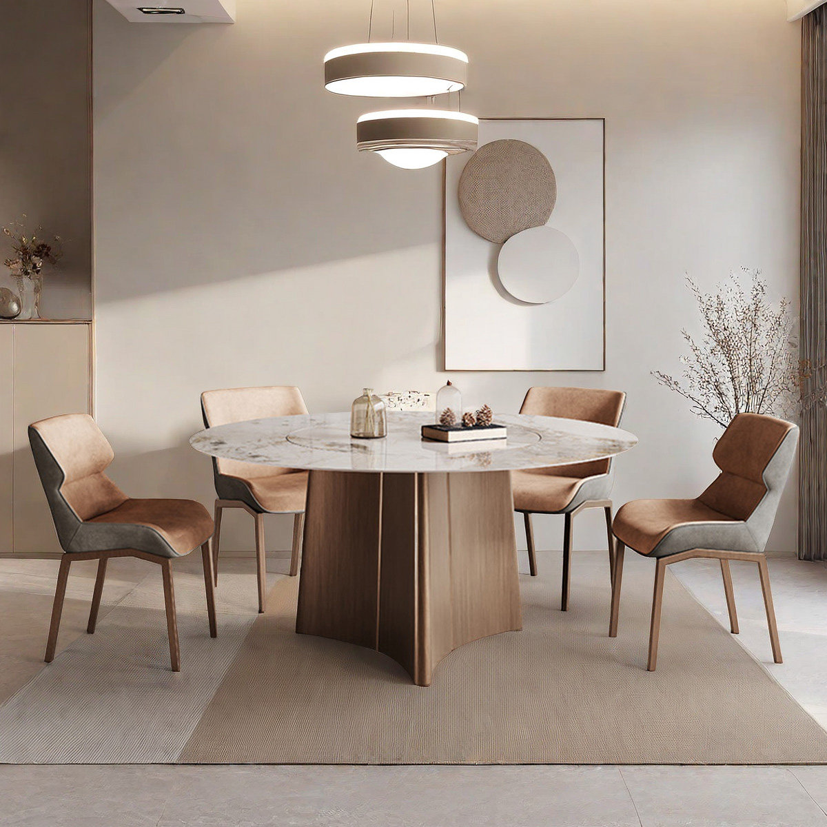 Orren Ellis Modern Rotatable Sintered Stone Dining Tables - Wayfair Canada