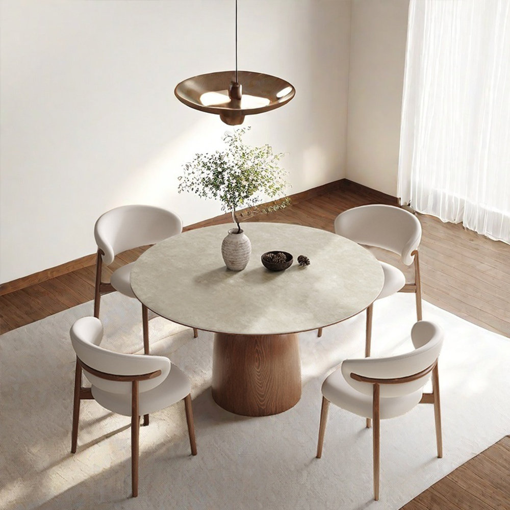 Pakloer French style retro simple round table sets | Wayfair