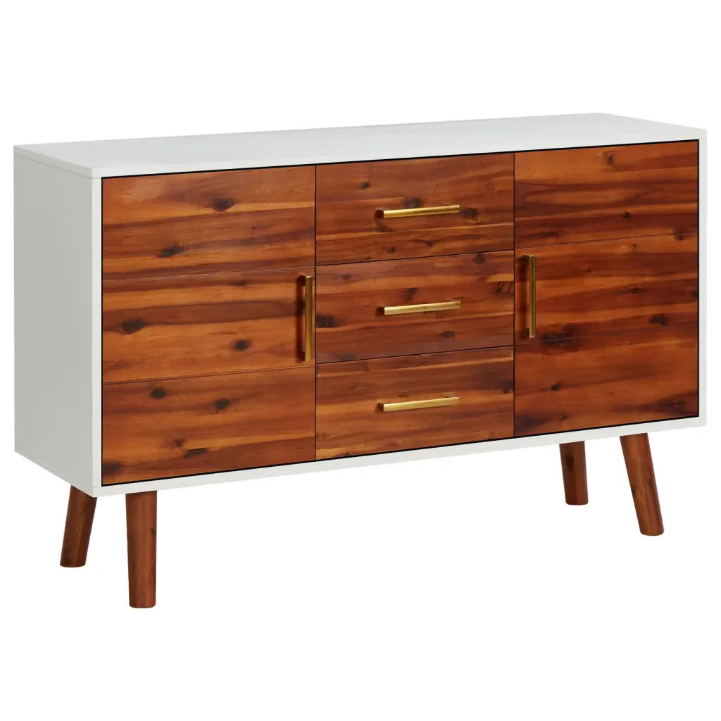 Corrigan Studio Bluffton 110 Cm Wide 3 Drawer Acacia Sideboard ...