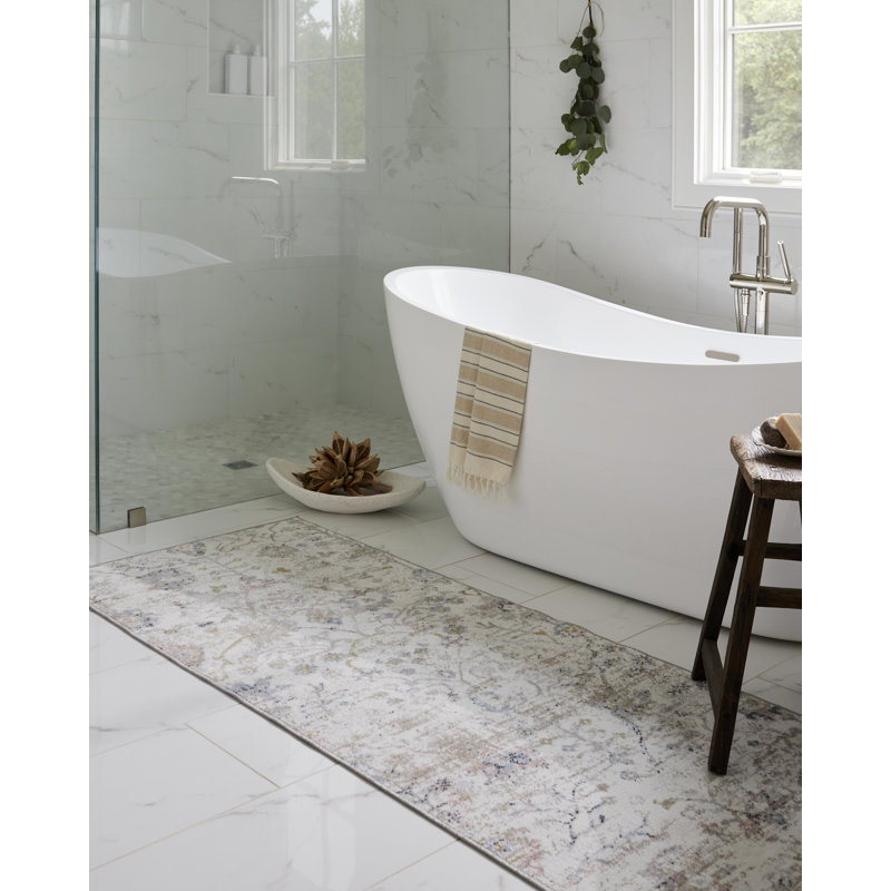 Langley Street Benfield Beige Machine Washable Area Rug & Reviews | Wayfair