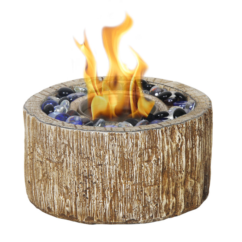 Afterglow Round TerraFab Tabletop Fire Bowl | Wayfair