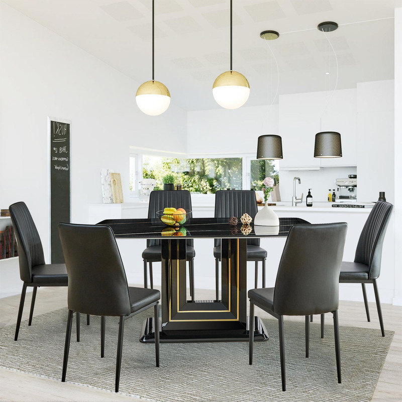 Ivy Bronx Kenessa Rectangular 63.03'' L x 35.42'' W Dining Set | Wayfair