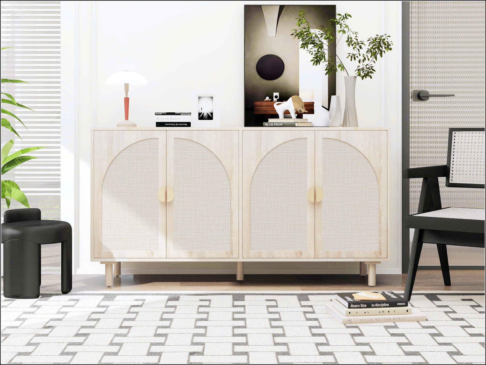 Corrigan Studio® 4 Door Cabinet | Wayfair