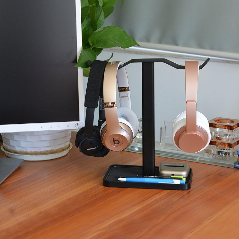 George Oliver Dual Headphones Stand For Desk | Wayfair