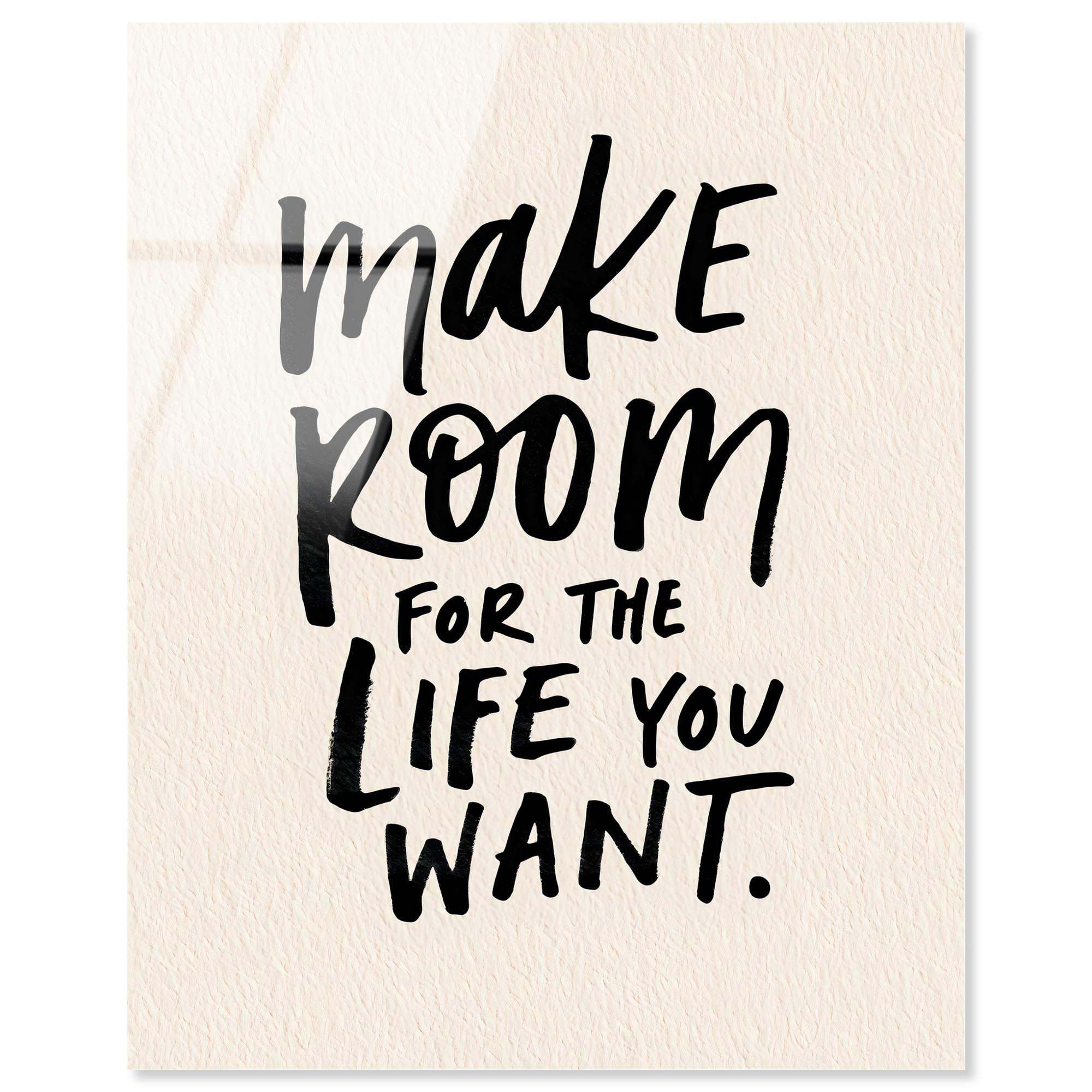 Art Remedy Make Room Acrylic Print Quotes Art Prints by Art Remedy ...