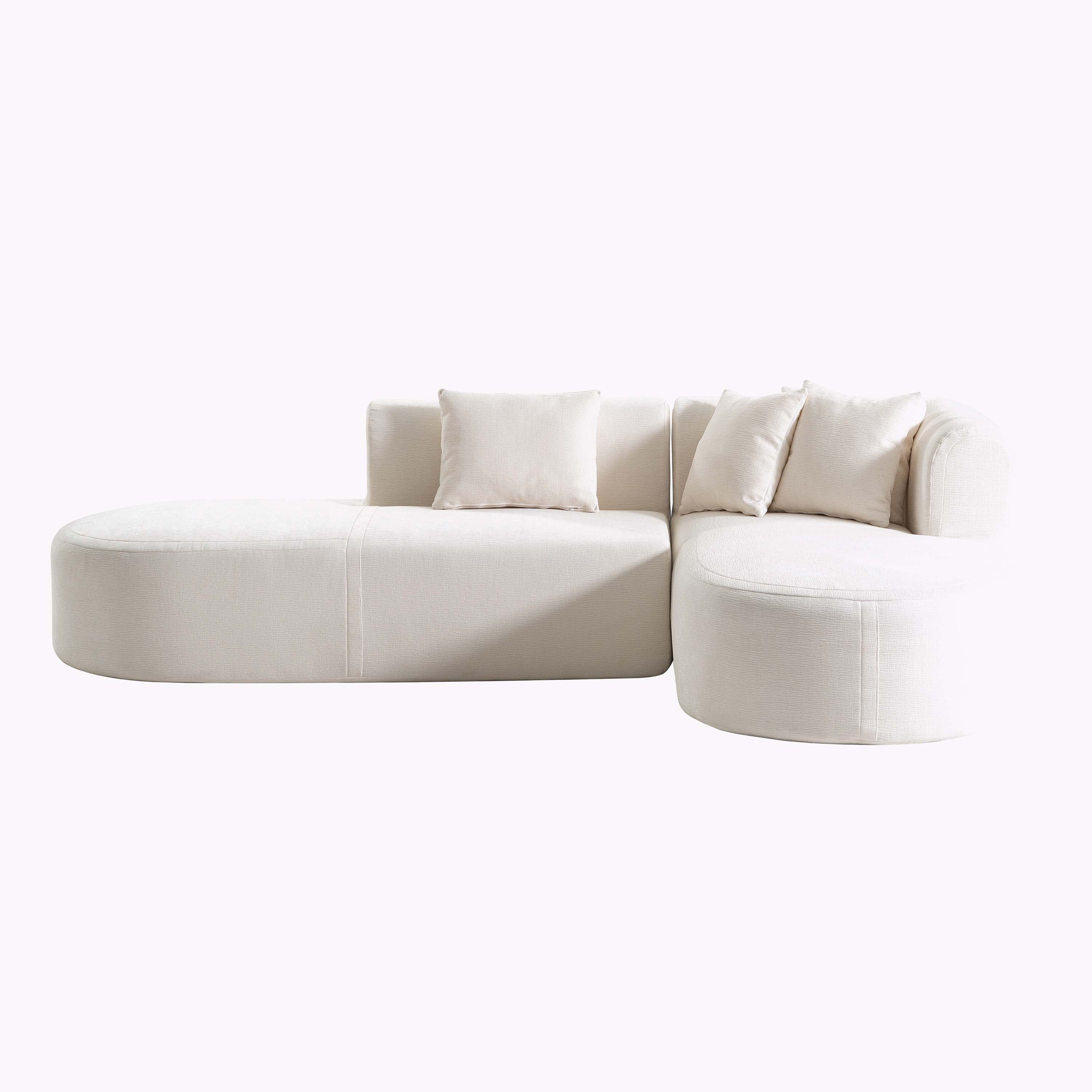 Orren Ellis Extra Large Sectional Sofa Soft Fabric Upholstery - Wayfair ...