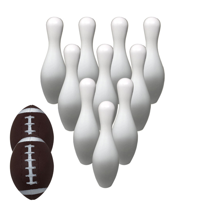 Waloo Sports Jumbo Football Bowling Set | Wayfair