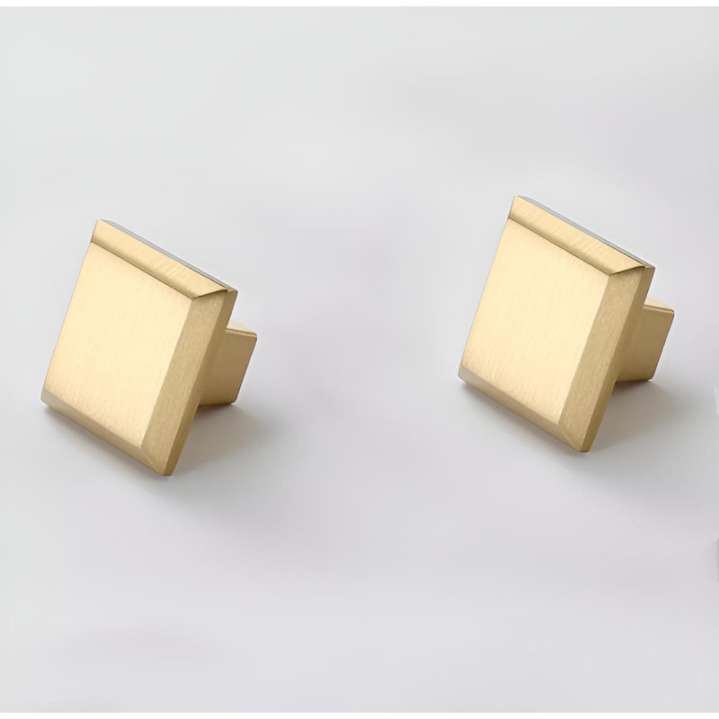 Infinitee Green Golden Pure Copper Handle, Cabinet Door Handle | Wayfair