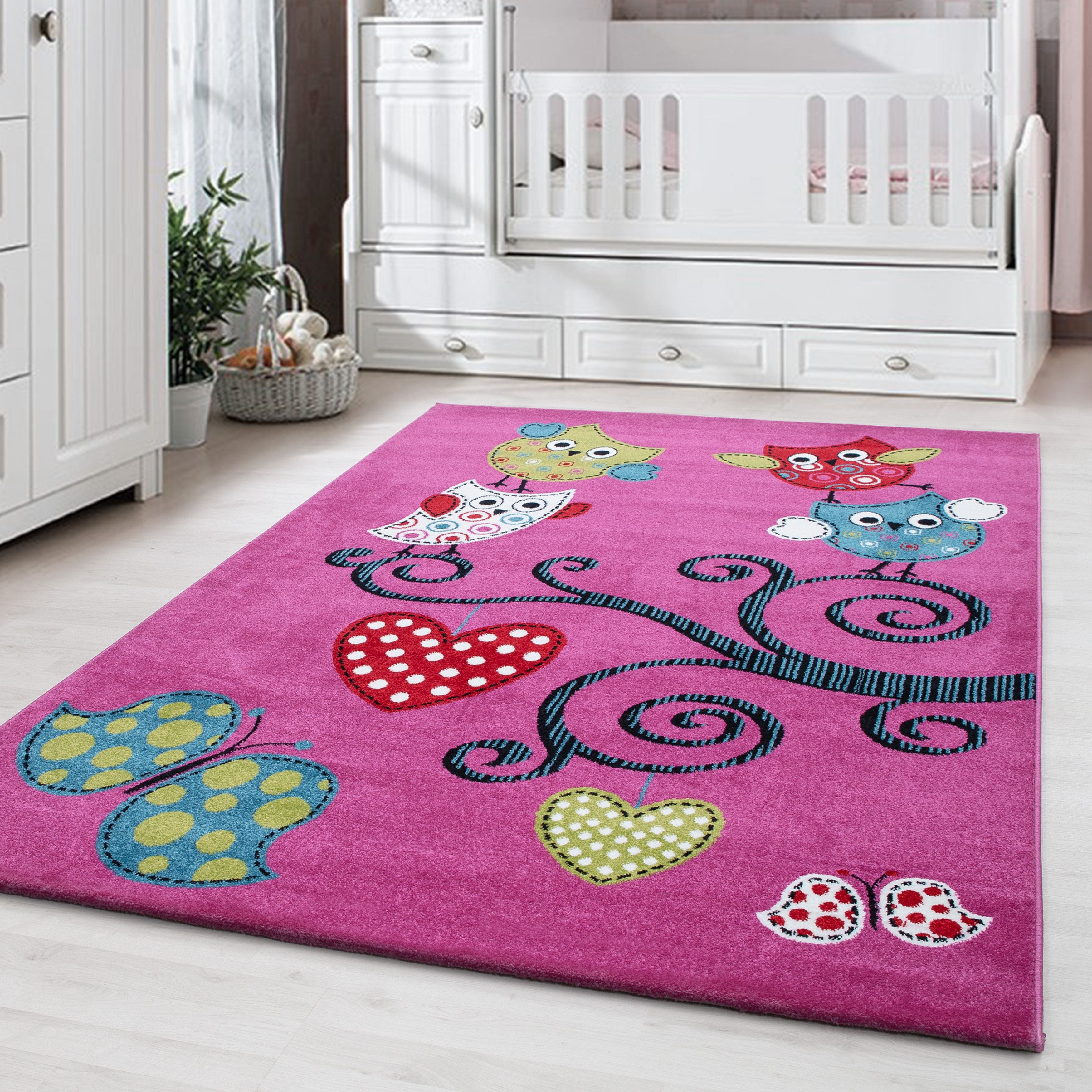 Harriet Bee Orville Pink Rug & Reviews | Wayfair.ie