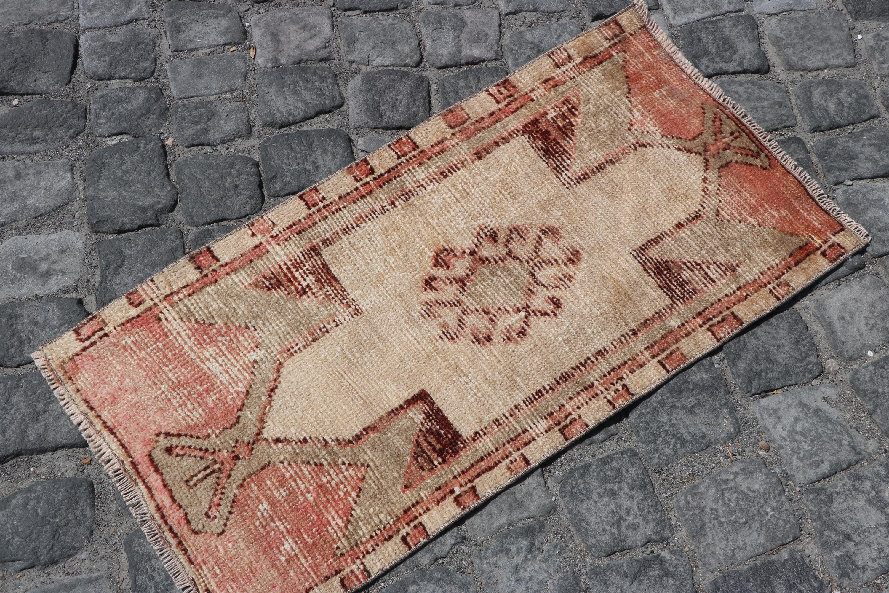 Bungalow Rose Vintage Turkish Rug - Brown Wool Flatweave Area Rug Ideal ...