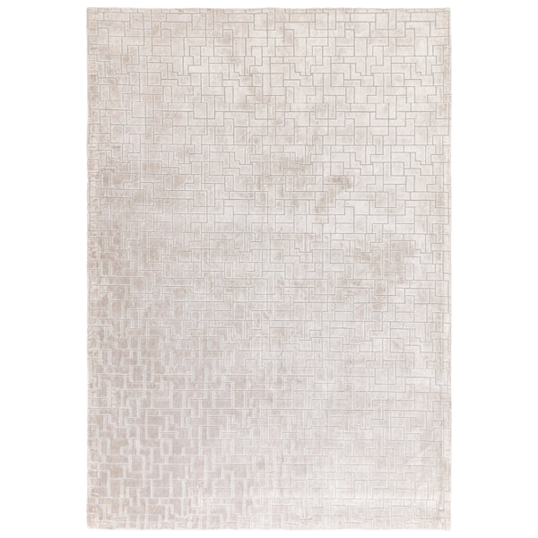 Corrigan Studio Islesboro Tetris Grey/Silver Area Rug | Wayfair.co.uk