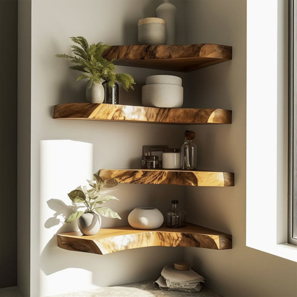 Loon Peak® Jovanah Wood Floating Shelf | Wayfair