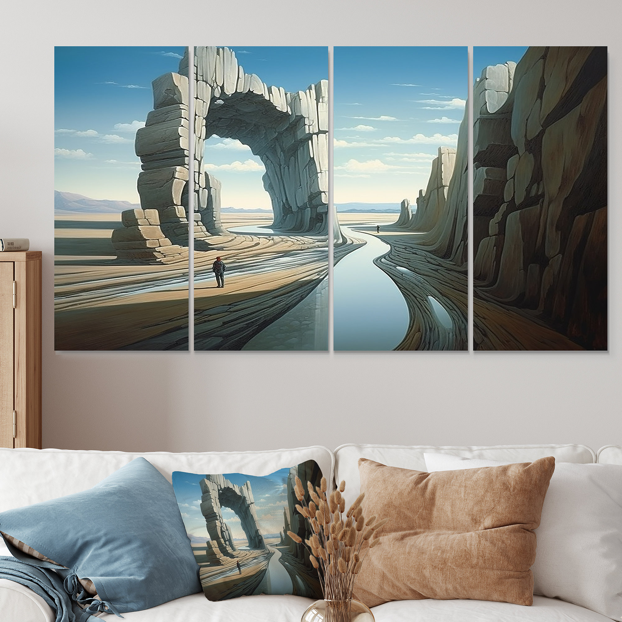 Ebern Designs Surrealism Aesthetics Space Canyon IV - Surrealism ...