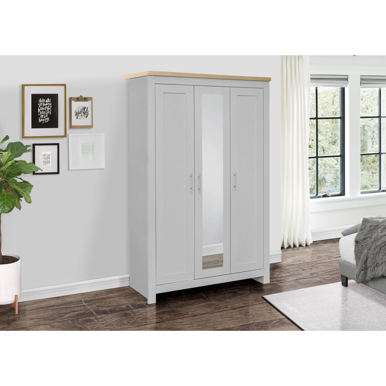 ClassicLiving Portico 3 Door Manufactured Wood Wardrobe | Wayfair.co.uk