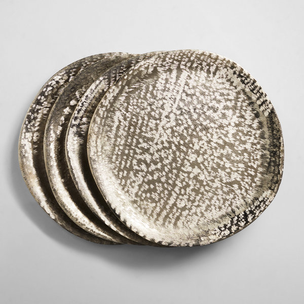 Zadia Brushed Metal Charger Plate & Reviews | Joss & Main