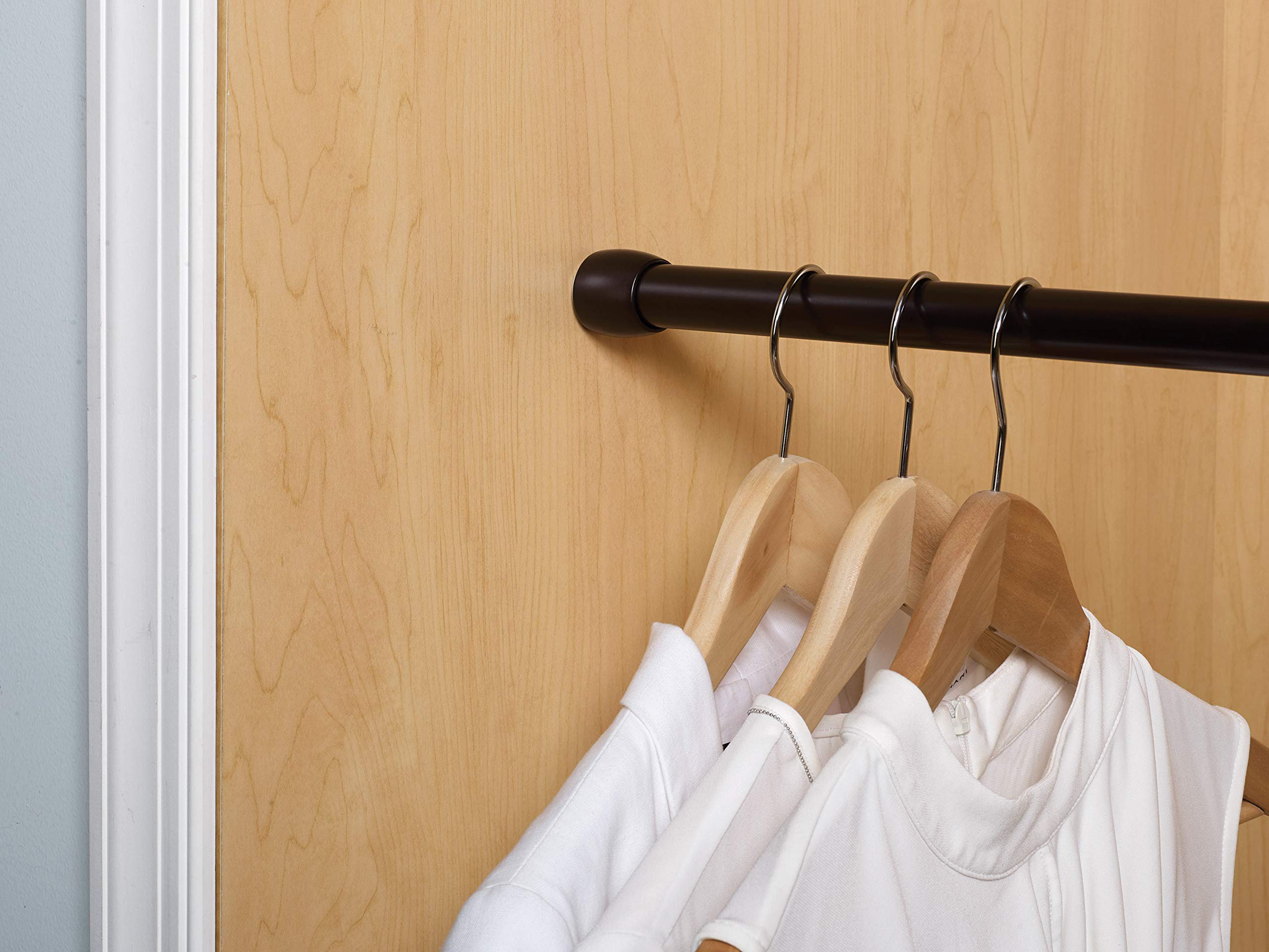 Tromay Rustproof Adjustable Tension Shower Curtain Rod | Wayfair