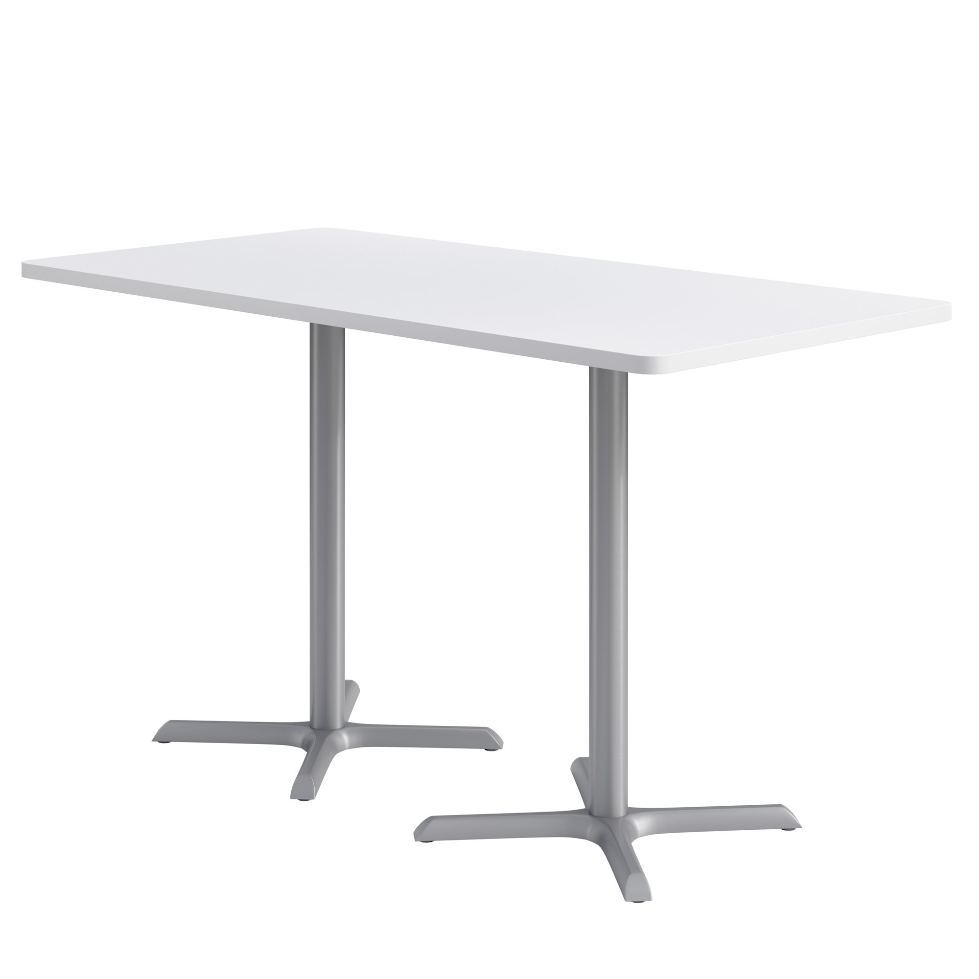 KFI Studios Proof 36" x 72" Rectangle Pedestal Table X-Base | Wayfair