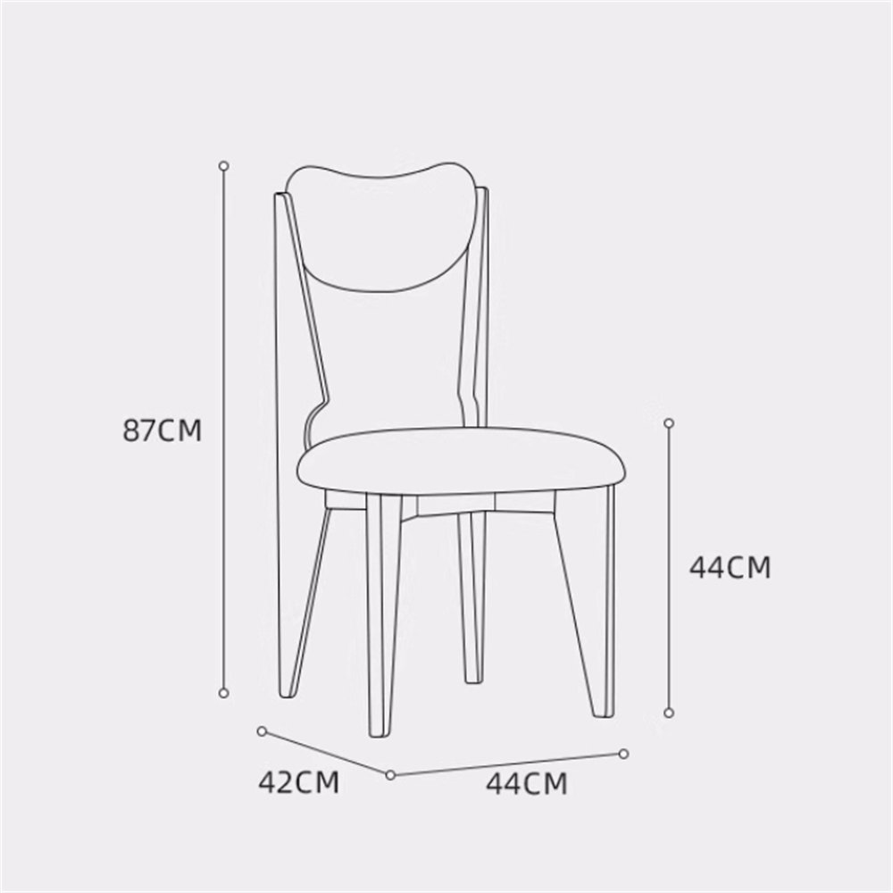 Latitude Run® Upholstered Back Side Chair Dining Chair (set Of 2) | Wayfair