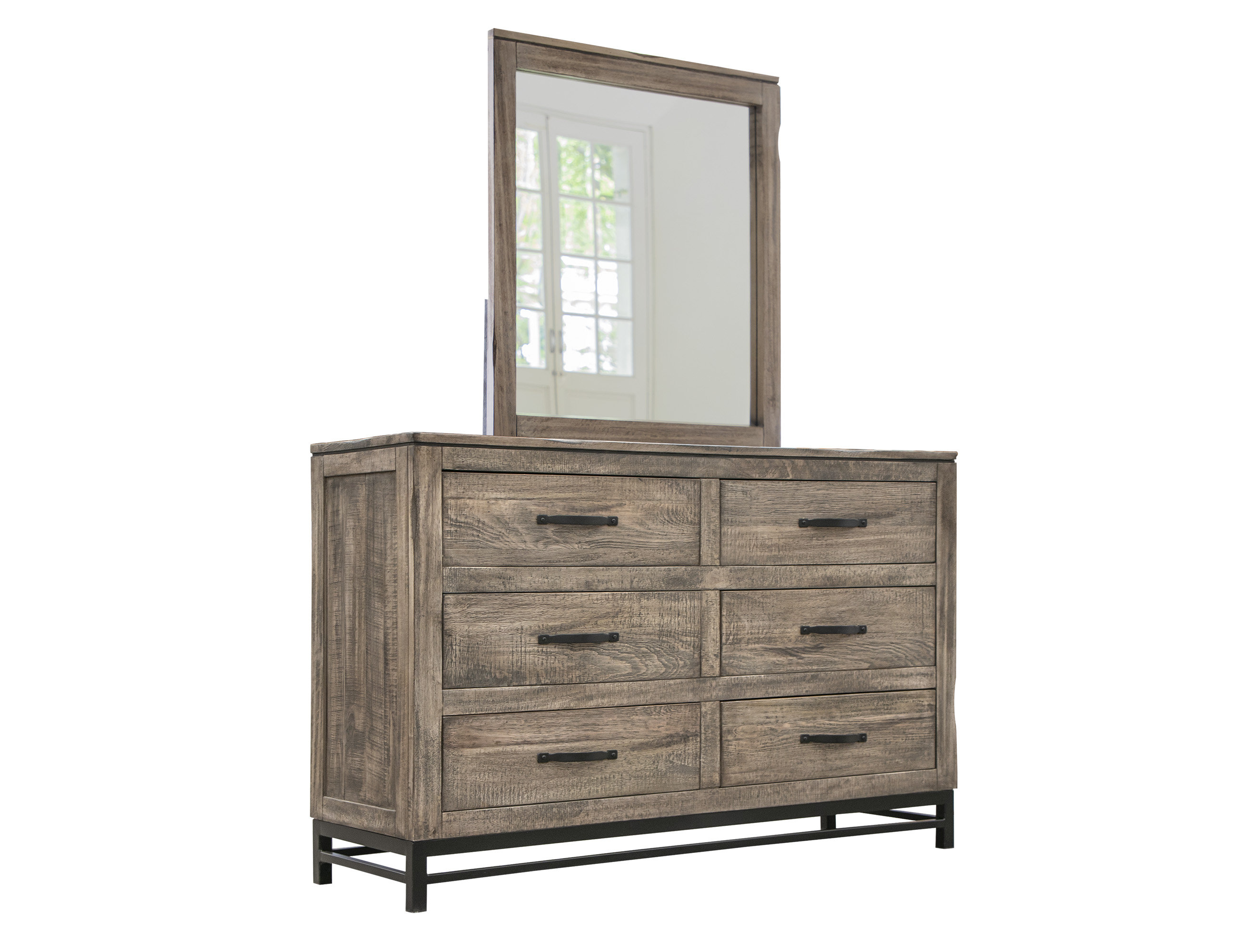 International Furniture Direct Blacksmith Mirror | Wayfair