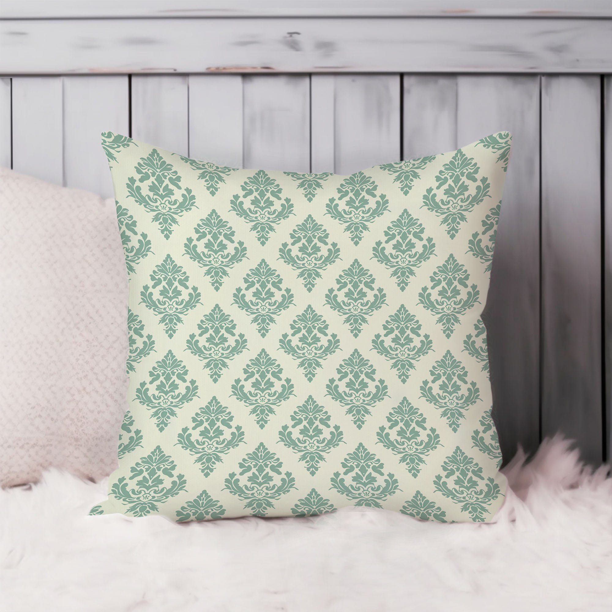 Ethan Taylor Abstract Green Pattern IX Rhombus Patterns Modern | Wayfair