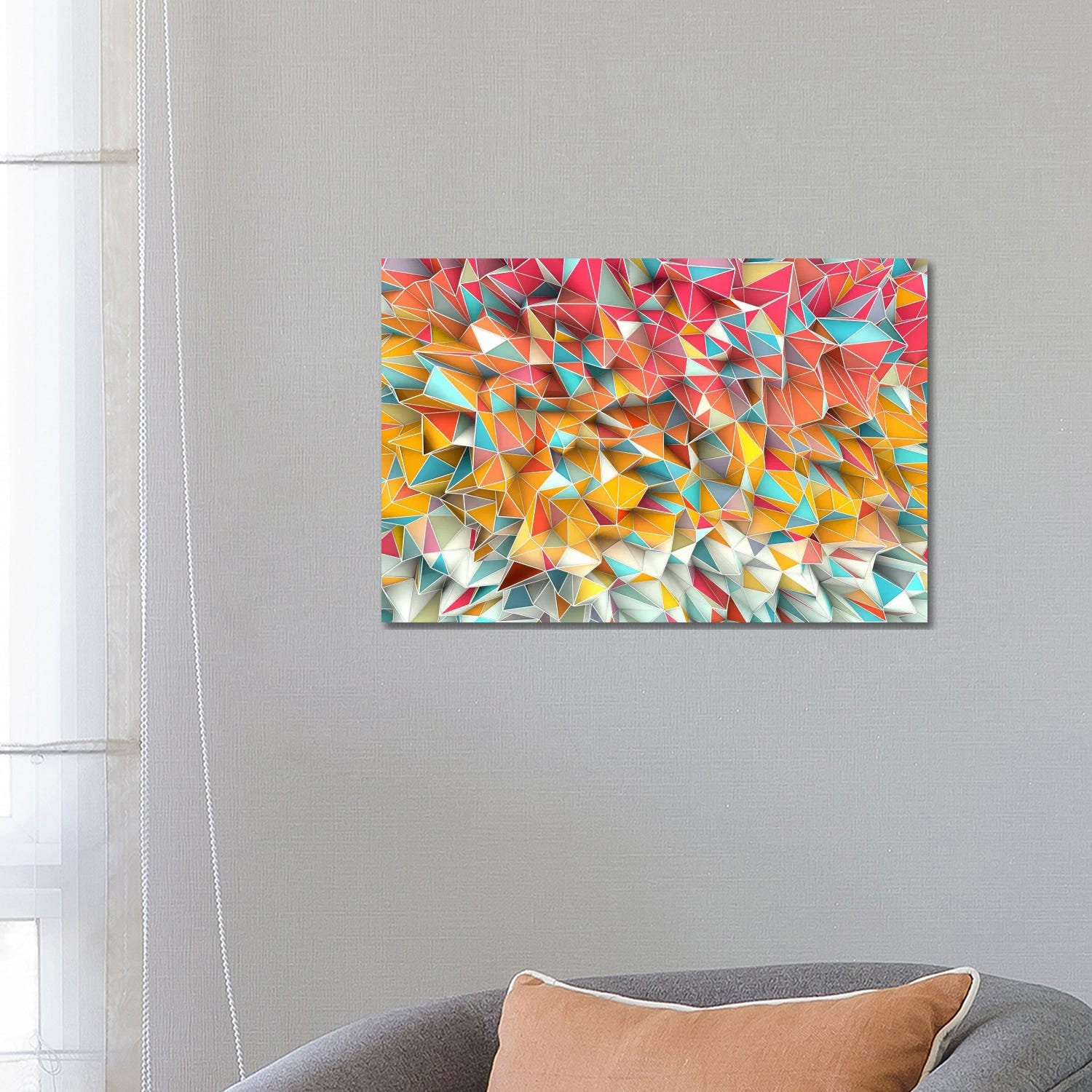 Ivy Bronx Kaos Summer Print On Acrylic Glass | Wayfair