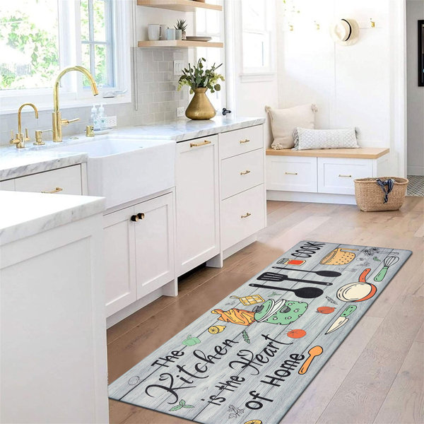 Trinx Duwaine Anti-Fatigue Non-Skid Waterproof Kitchen Mat (Set of 2 ...