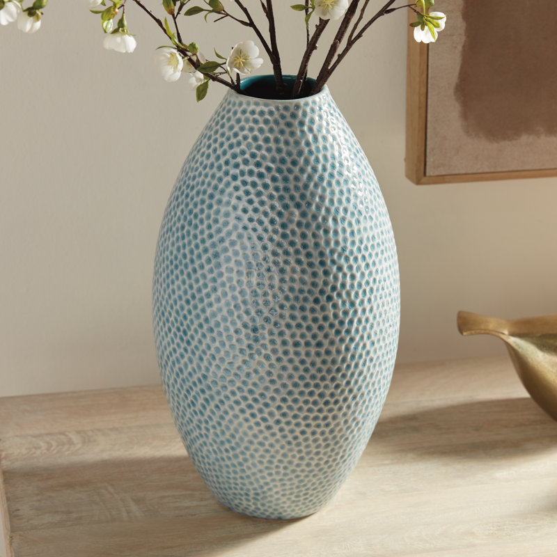 Dakota Fields Herron Handmade Clay Table Vase | Wayfair