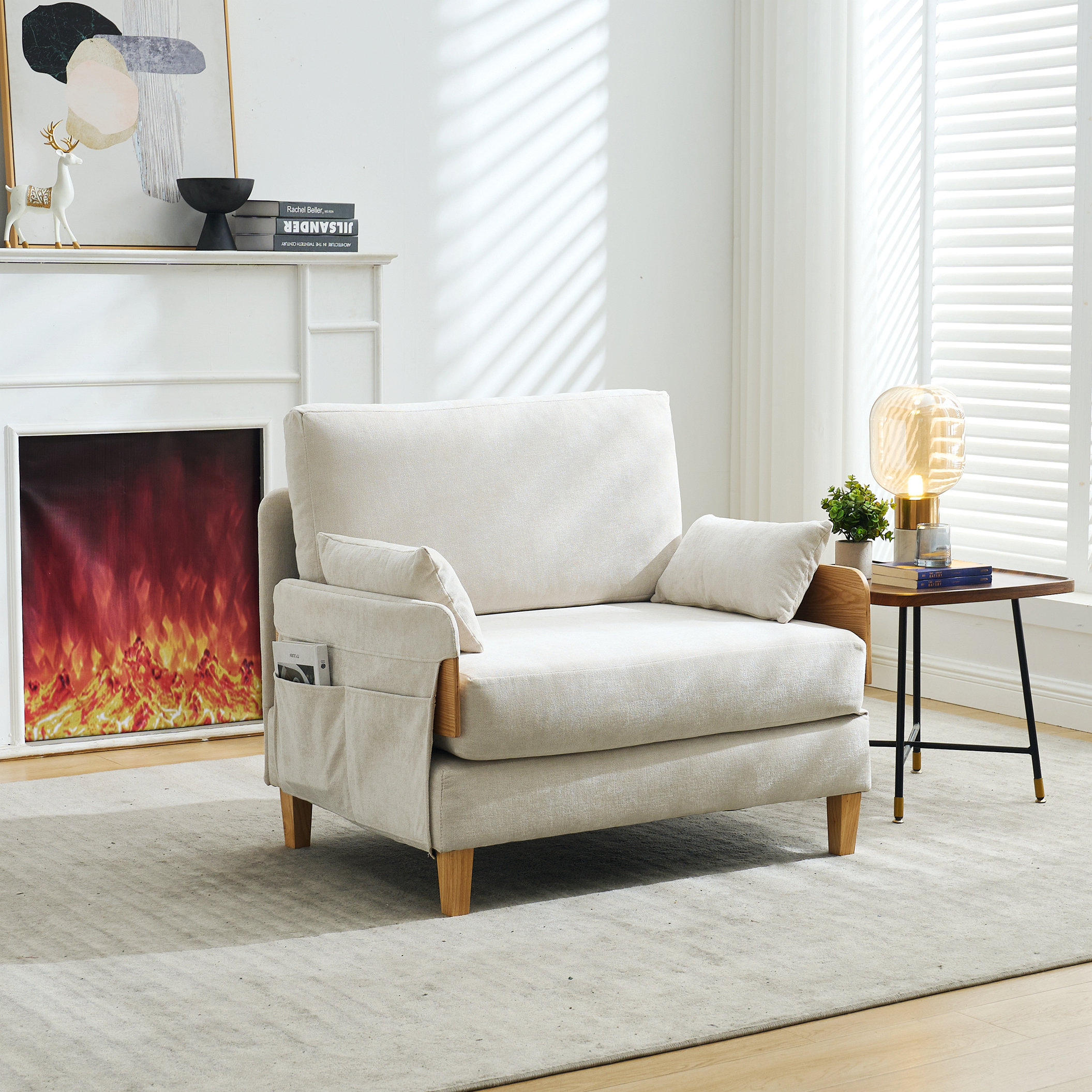 Ebern Designs Luxury Sleeper Sofa Bed with Soft Cushion - Ultimate ...