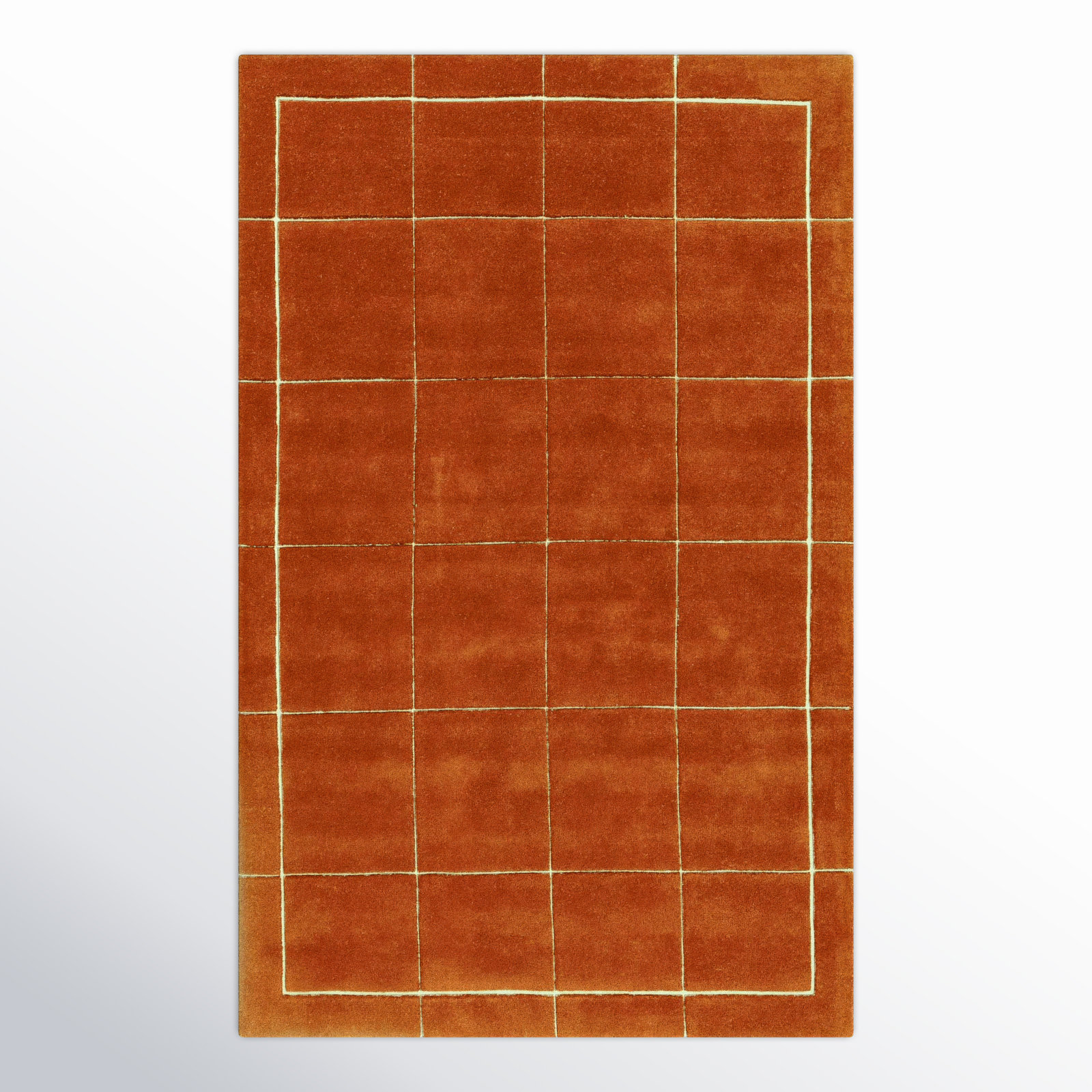AllModern Mallory Rust, Light Brown Hand Tufted Area Rug & Reviews ...