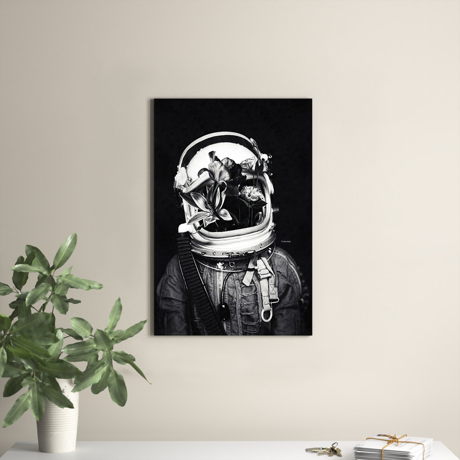 The Twillery Co.® Astronauts And Flowers by Underdott Art | Wayfair
