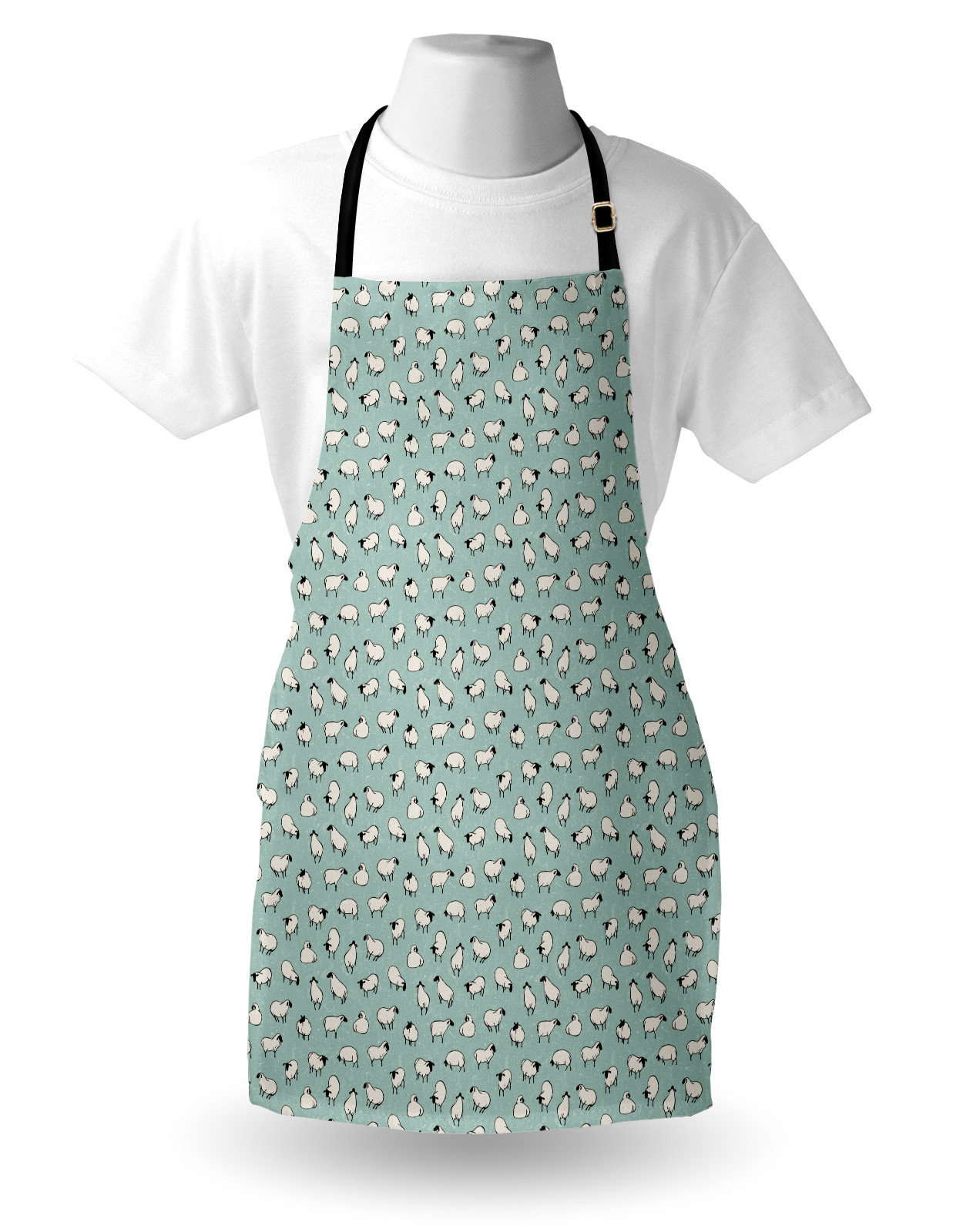 East Urban Home Sheep Apron Unisex Repetitive Simplistic Animal Adult ...