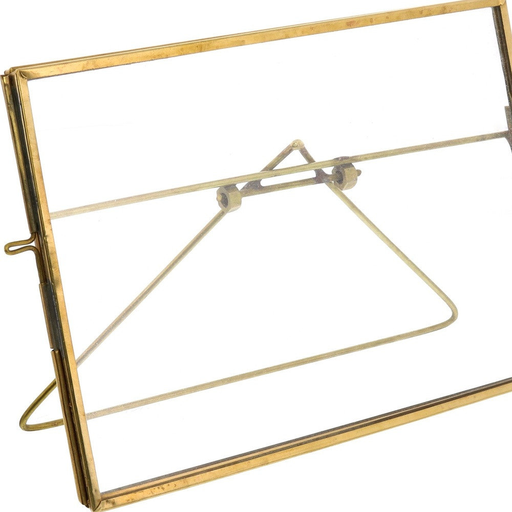 One Allium Way 5X7 Jumbo Gold Metal Horizontal Glass Frame - Wayfair Canada