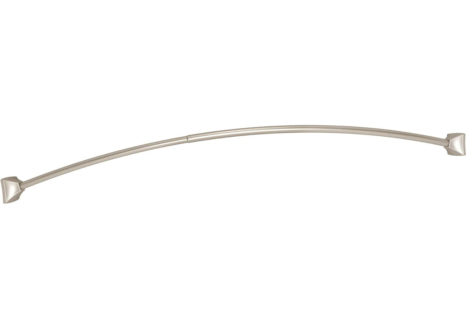 Suploo 72-Inch Adjustable Permanent Mount Curved Shower Curtain Rod ...