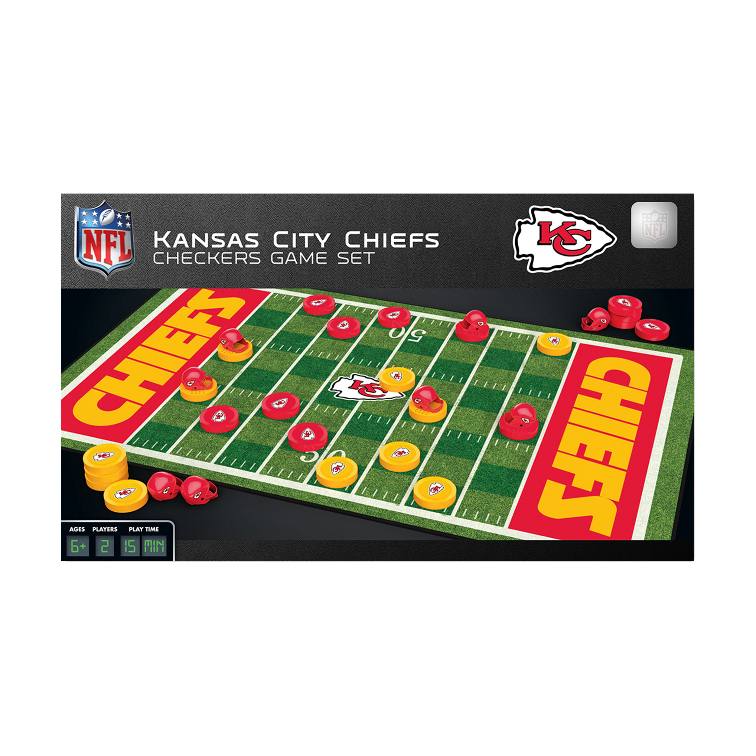 MasterPieces NFL Checkers Game Set | Wayfair