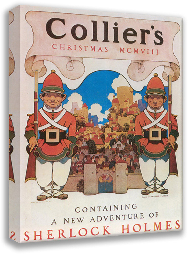 Alcott Hill® Collier's Christmas Cover, 1908 by Maxfield Parrish ...