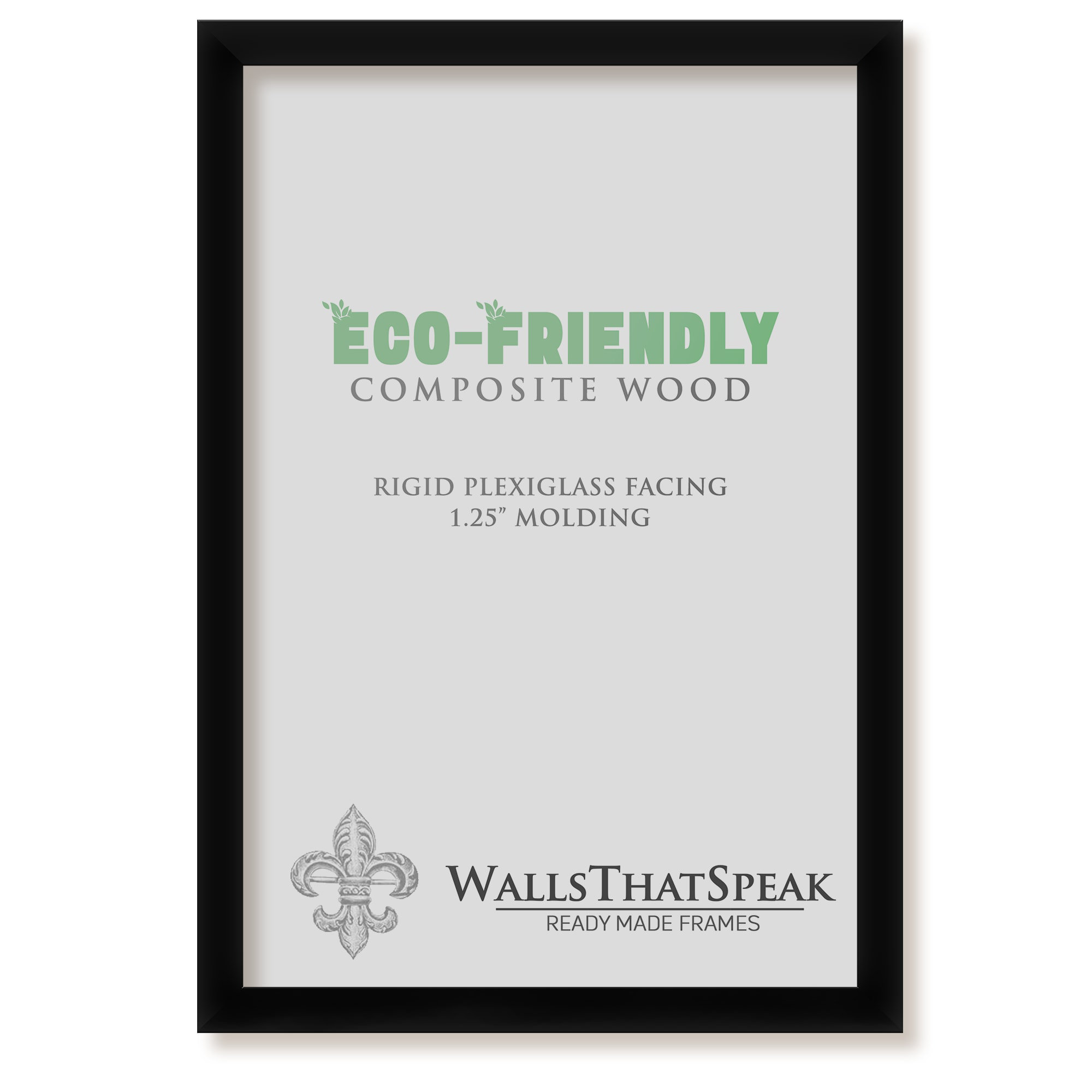WallsThatSpeak Single Picture Frame Set in Black & Reviews | Wayfair