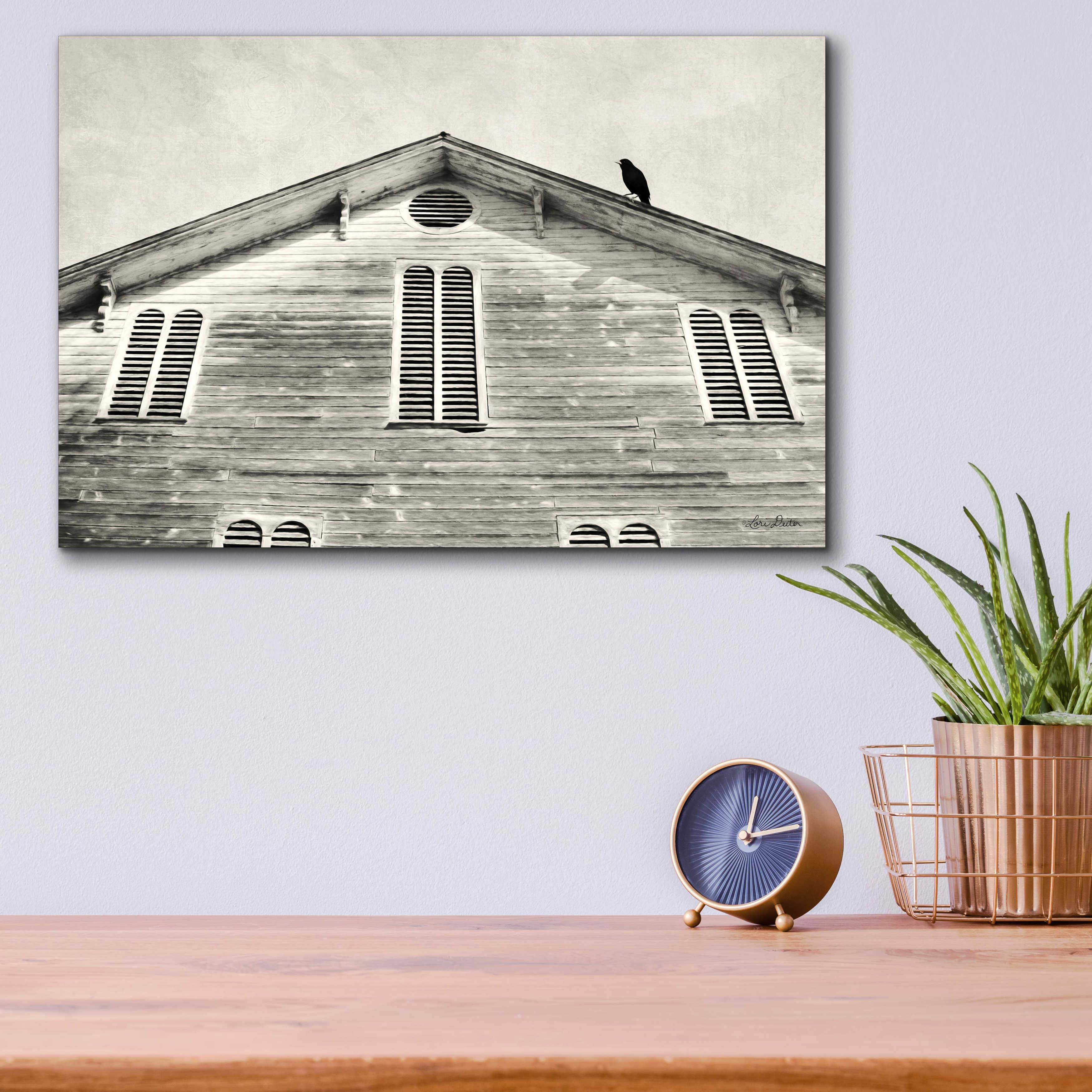 August Grove Epic Art 'Fort Halifax Crow' Fort Halifax Crow by Lori ...