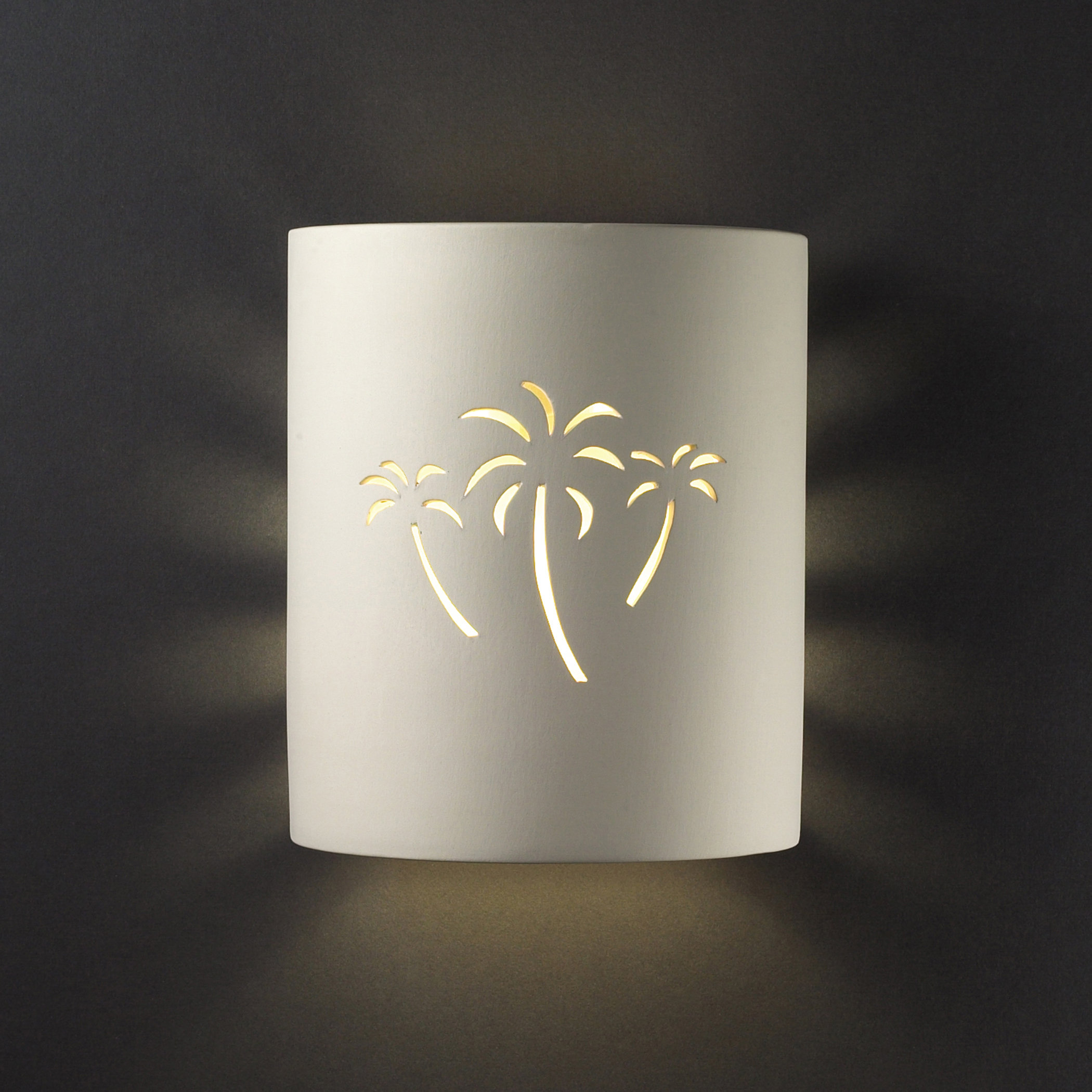 Justice Design Group Sun Dagger Ceramic LED Flush Mounted Sconce | Wayfair