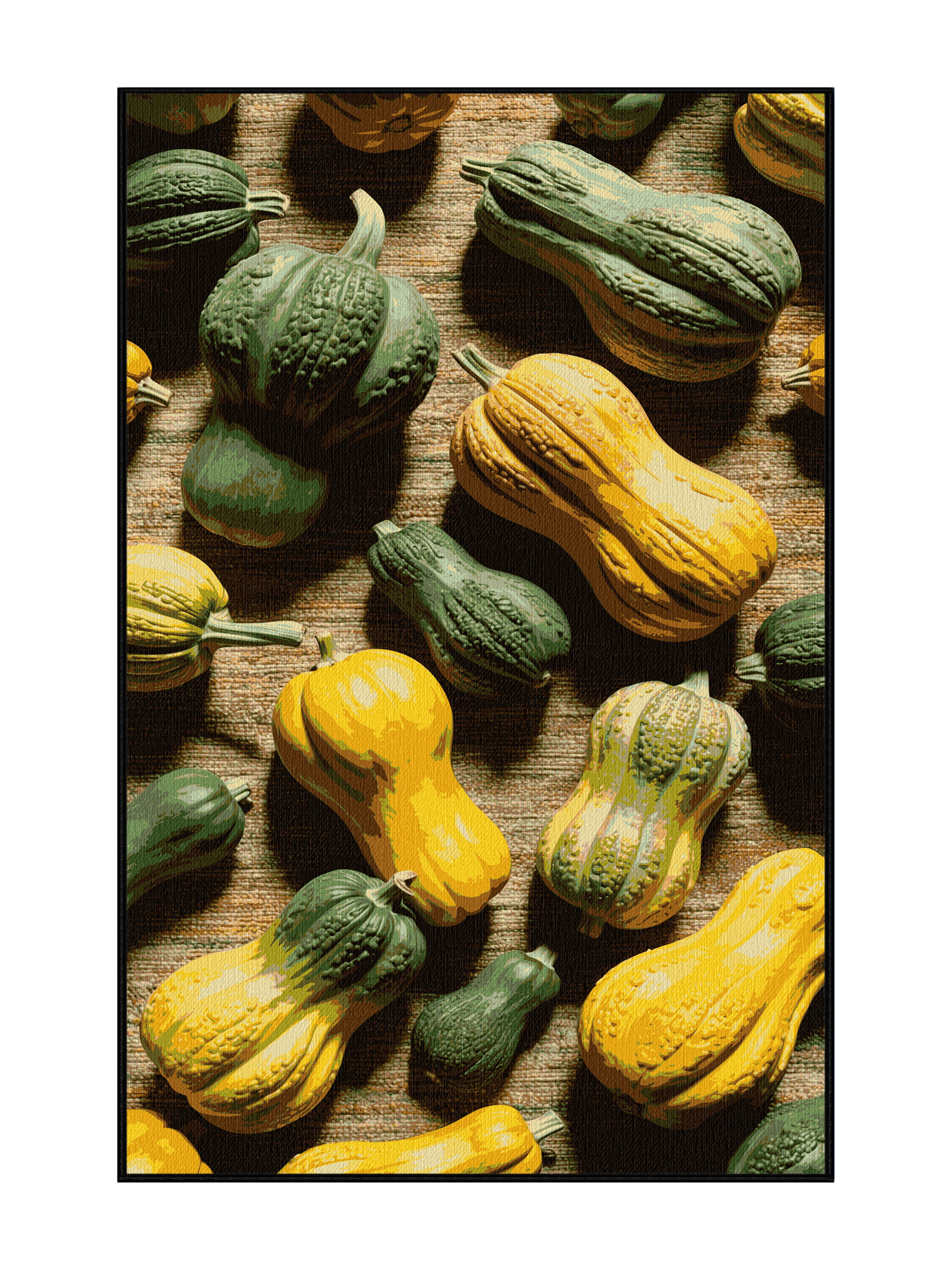 Dakota Fields Washable Hubbard Squash Vegetables Area Rug | Wayfair