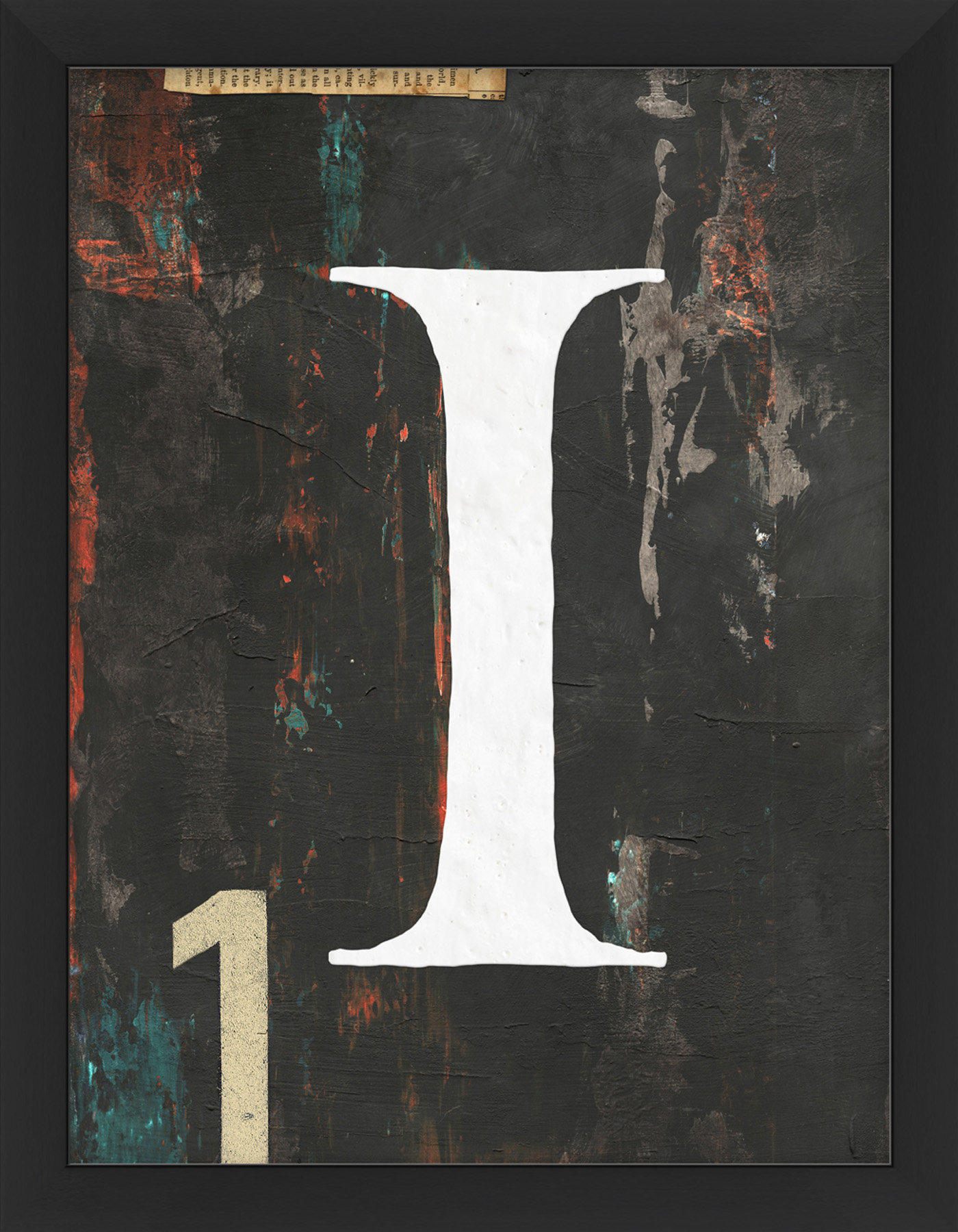 Wendover Art Group Alphabet "I" - Picture Frame Textual Art on Paper ...