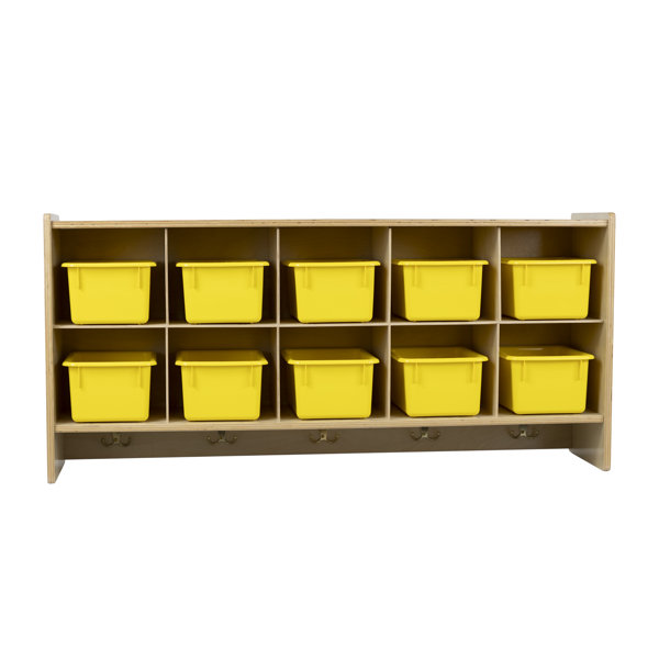RRI Goods 10 Compartment Solid Wood Cubby | Wayfair
