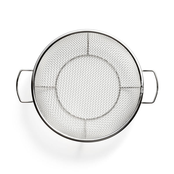 Outset Stainless Steel Shallow Mesh Grill Basket With Handles, 12" x 15 ...