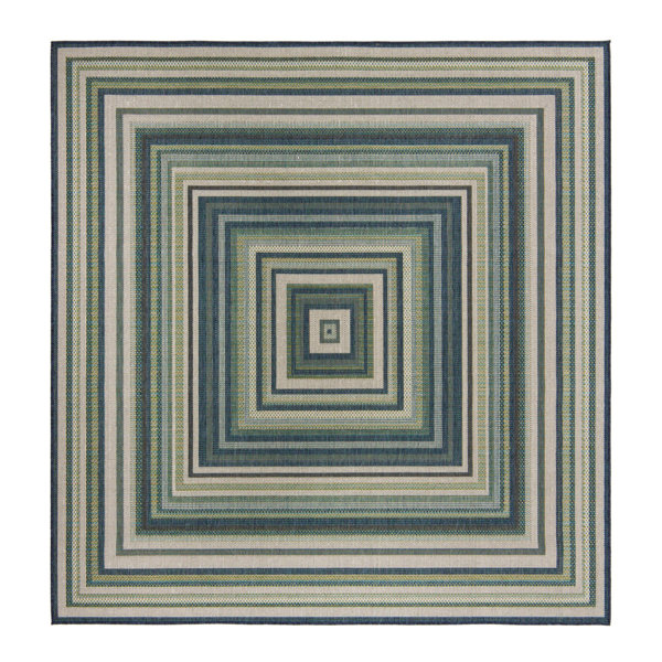 Blue Square Area Rugs You'll Love | Wayfair