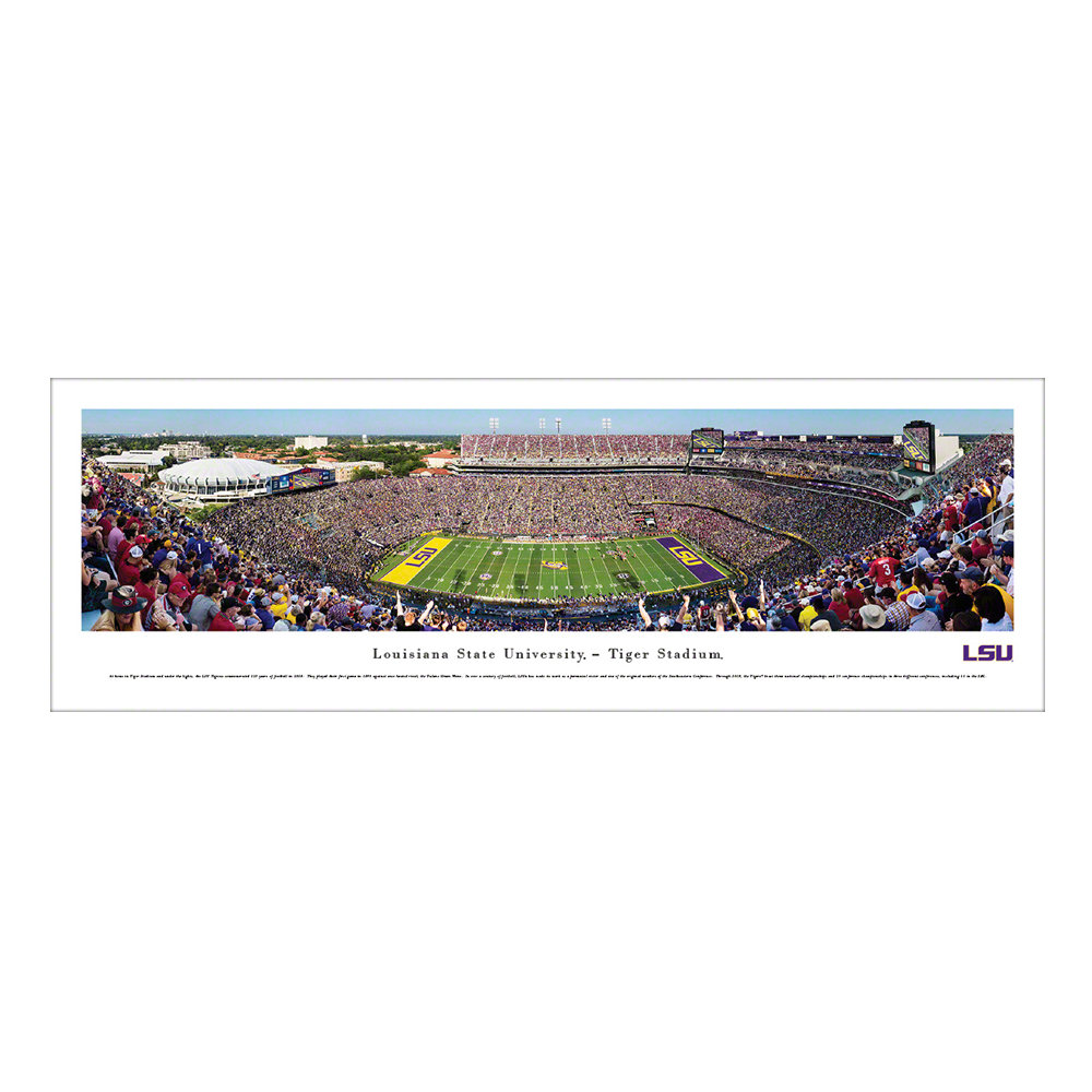 Blakeway Worldwide Panoramas, Inc NCAA LSU Football Panoramic Print ...