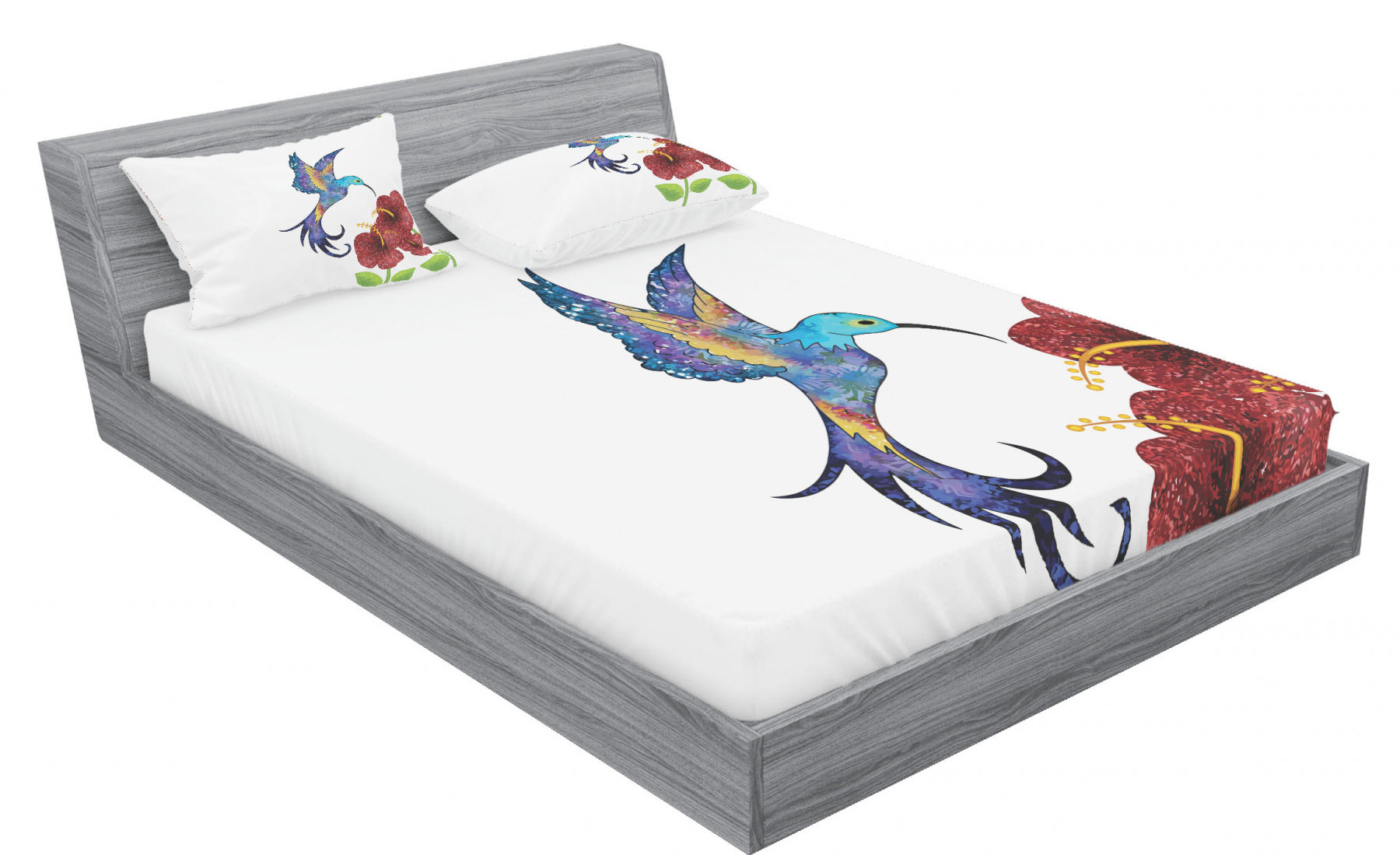 Ambesonne Hummingbird Sheet Set | Wayfair