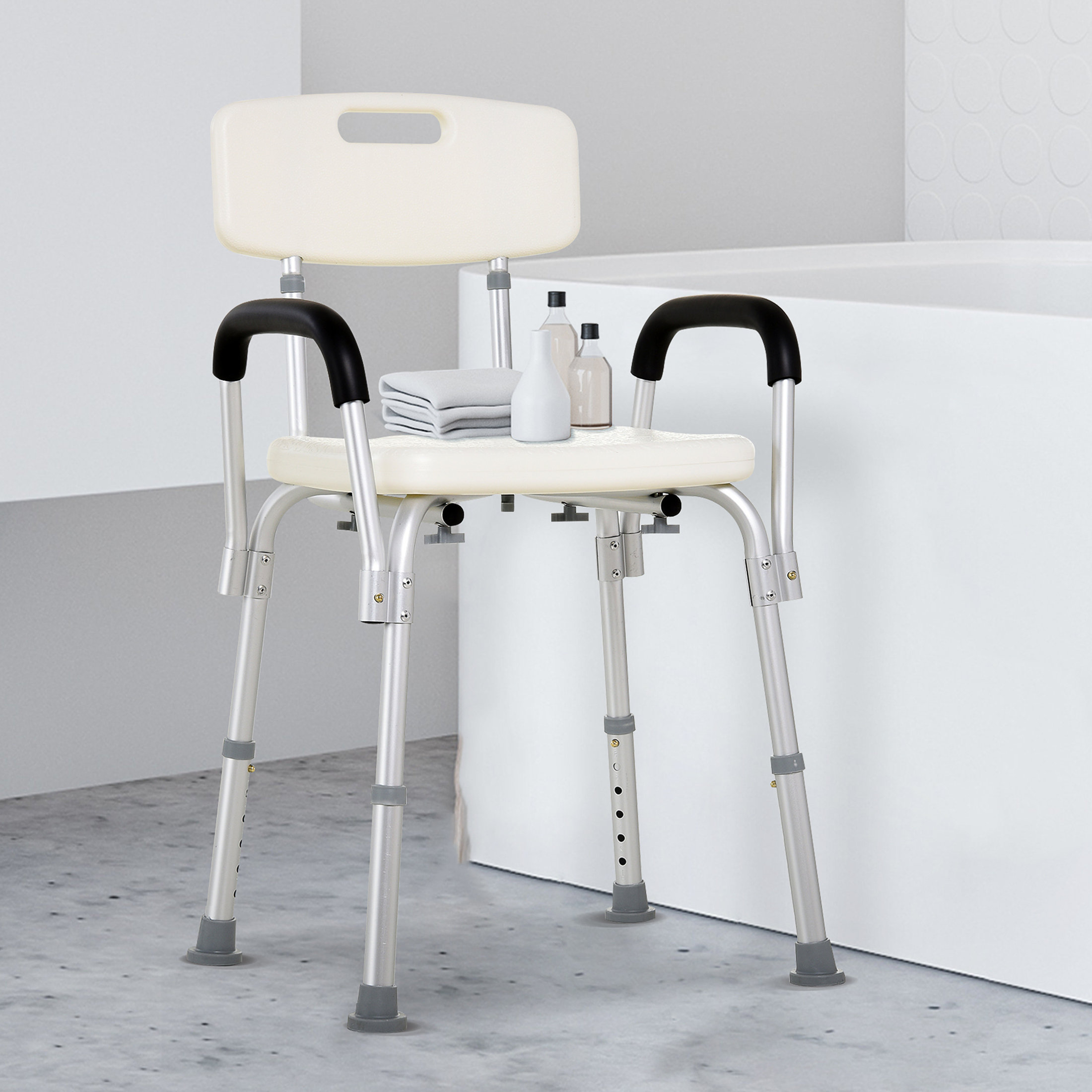 dingdangxiang Mobility Medical Grade Adjustable Shower Bench with ...